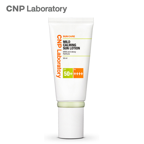 [차앤박] 마일드 카밍 선로션 50ml +(증정)CNP 퀵수딩에스오에스2STEP마스크 2매 | LG생활건강 가족몰